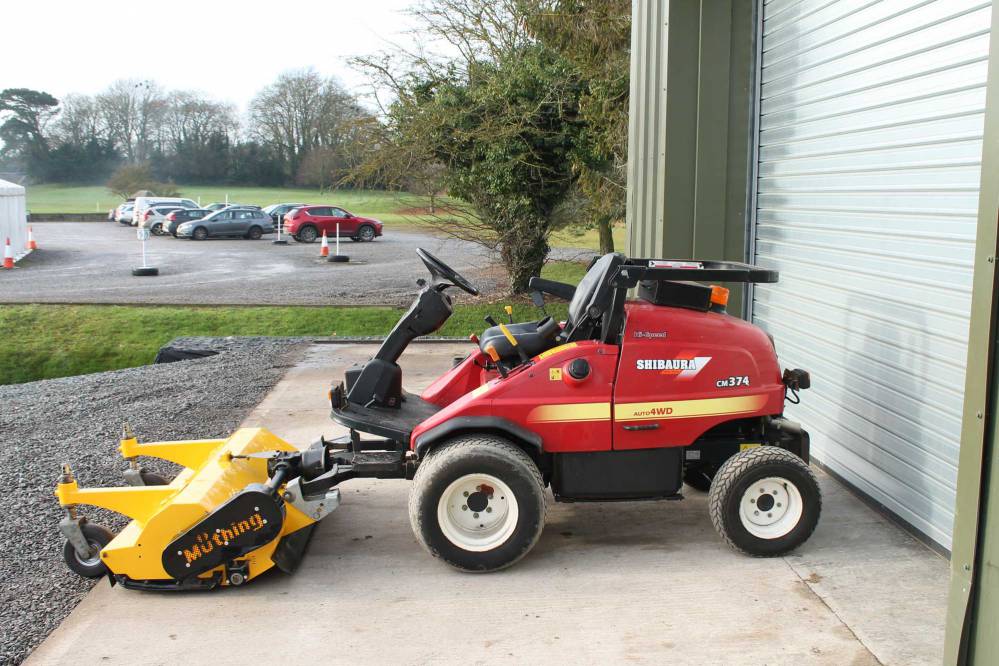 Shibaura CM374 Flail Collector for Sale | Fineturf