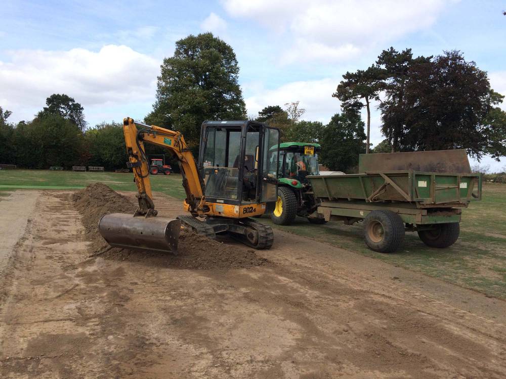 Datchet Cricket Club Square Extension | Fineturf