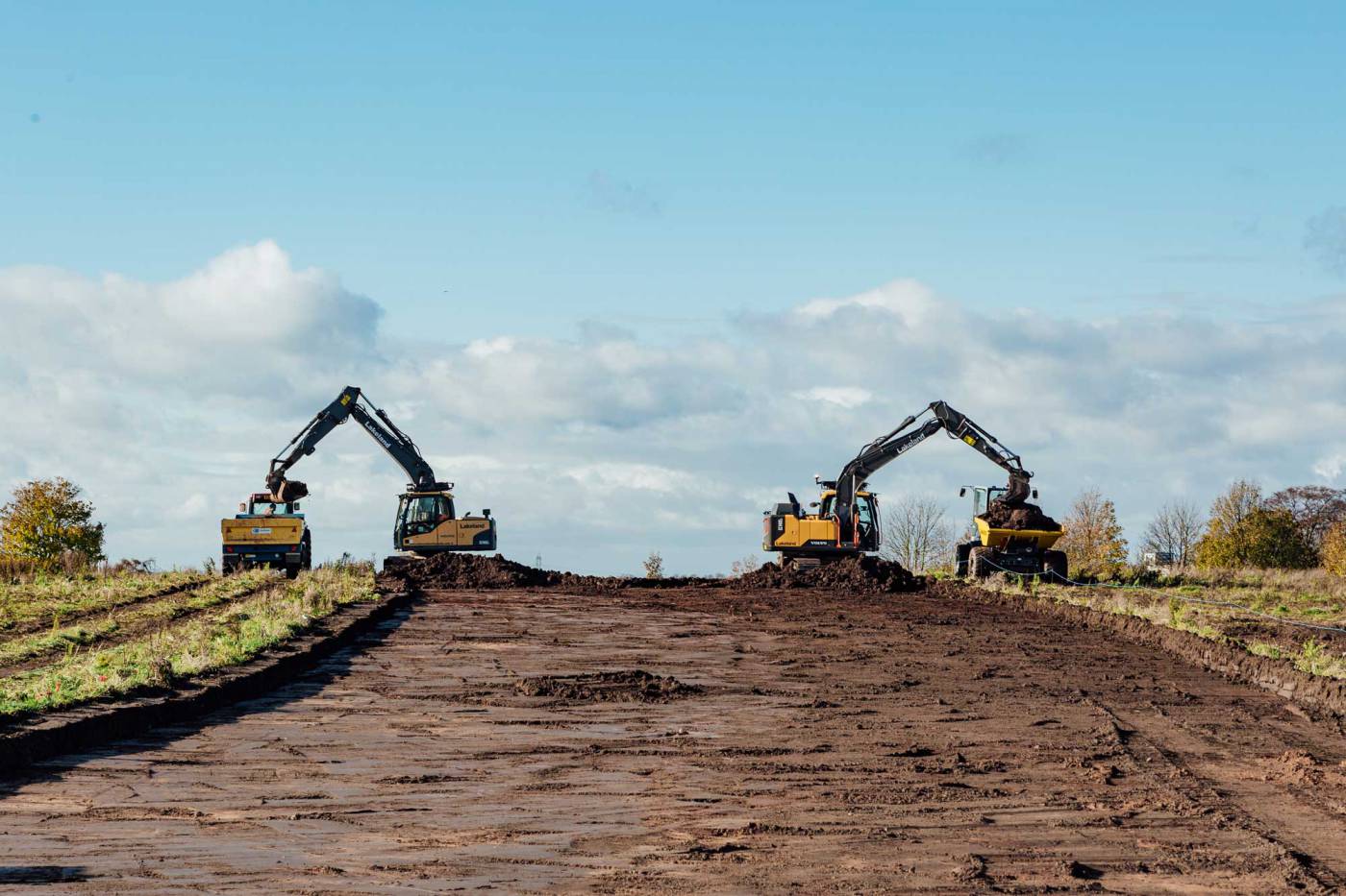 T Balfe Construction Topsoil Strip | Fineturf