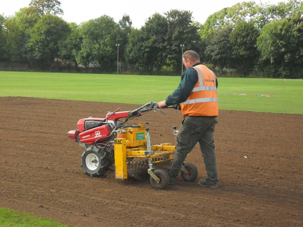 Blec Pedestrian Stone Rake | Fineturf