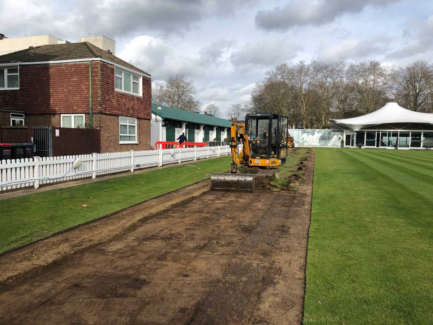Lords Cricket Ground Nursery Trench Reinstatement | Fineturf