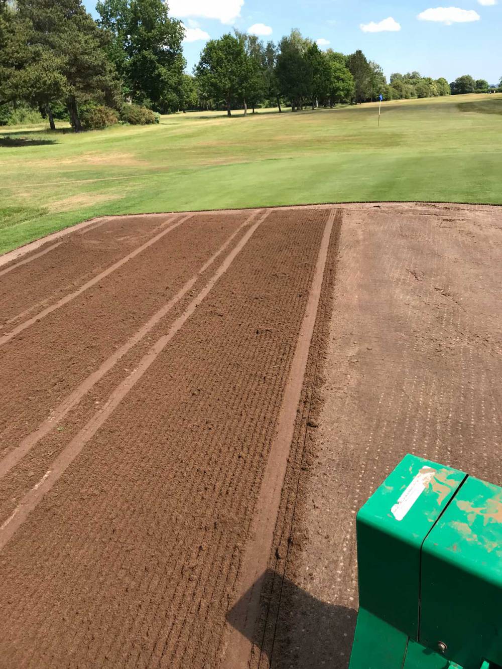 Newark Golf Club Green Repairs | Fineturf