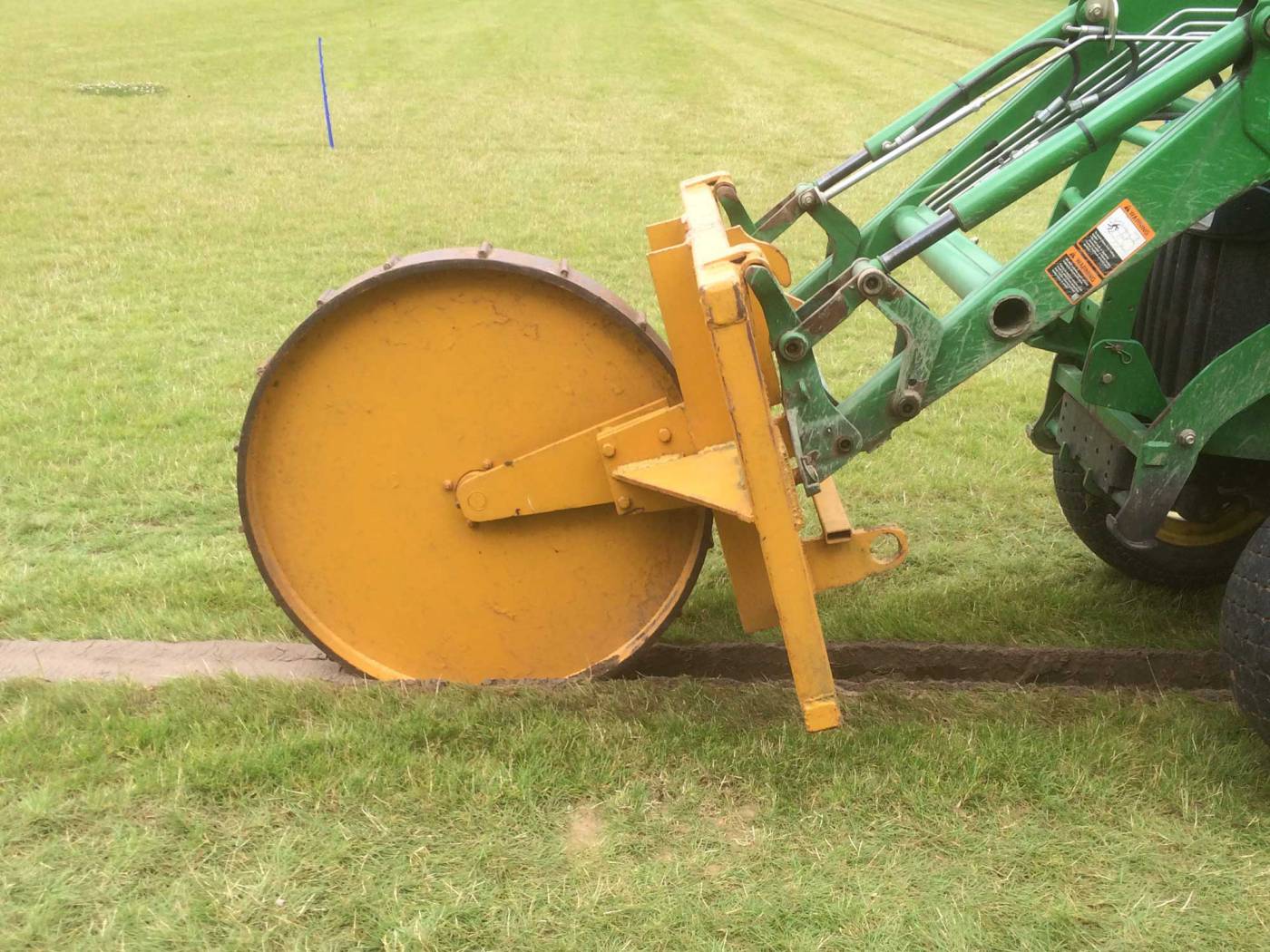 Trench Compaction Wheel | Fineturf