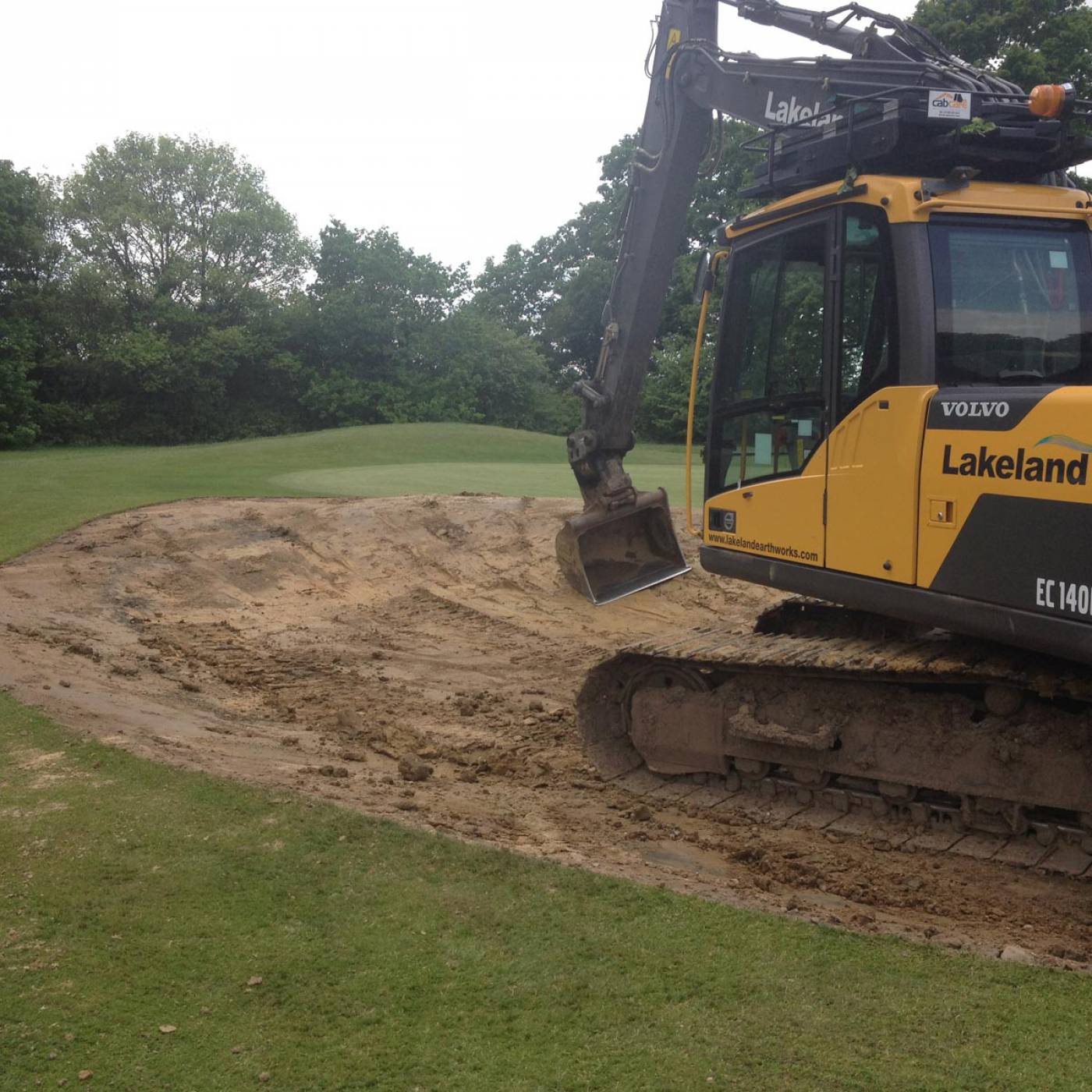 Poult Wood Golf Course Bunker Construction | Fineturf