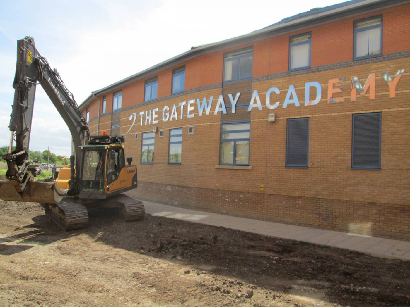 The Gateway Academy Landscaping and Tree Planting | Fineturf